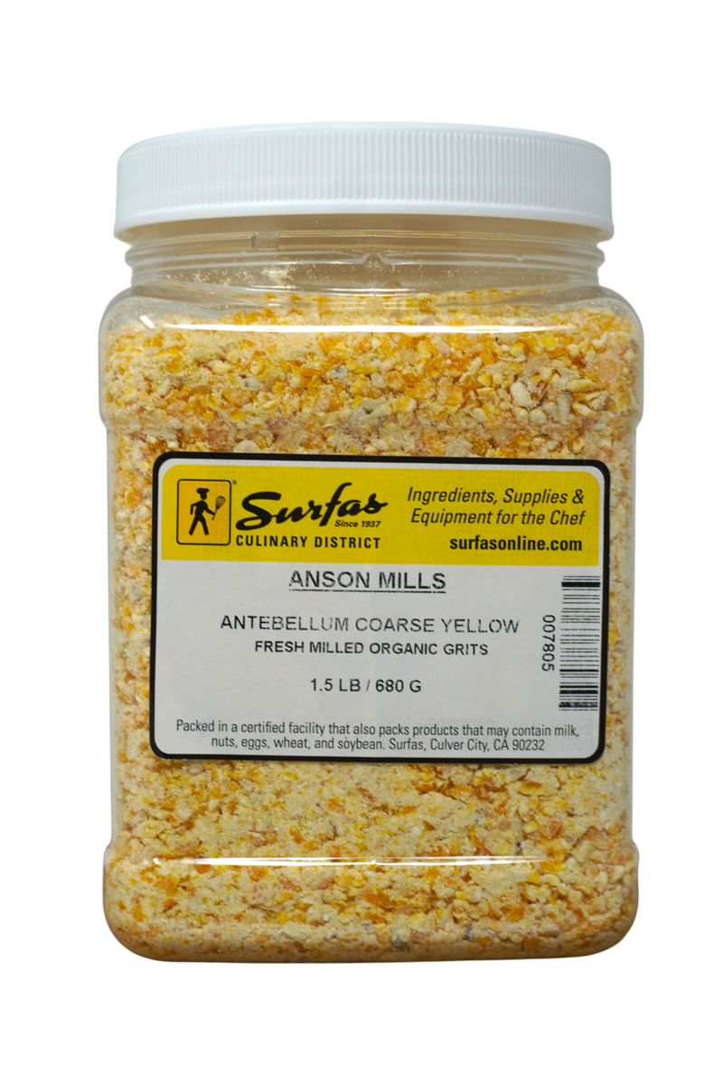Anson Mills Coarse Yellow Grits 1.5lb – Surfas Online