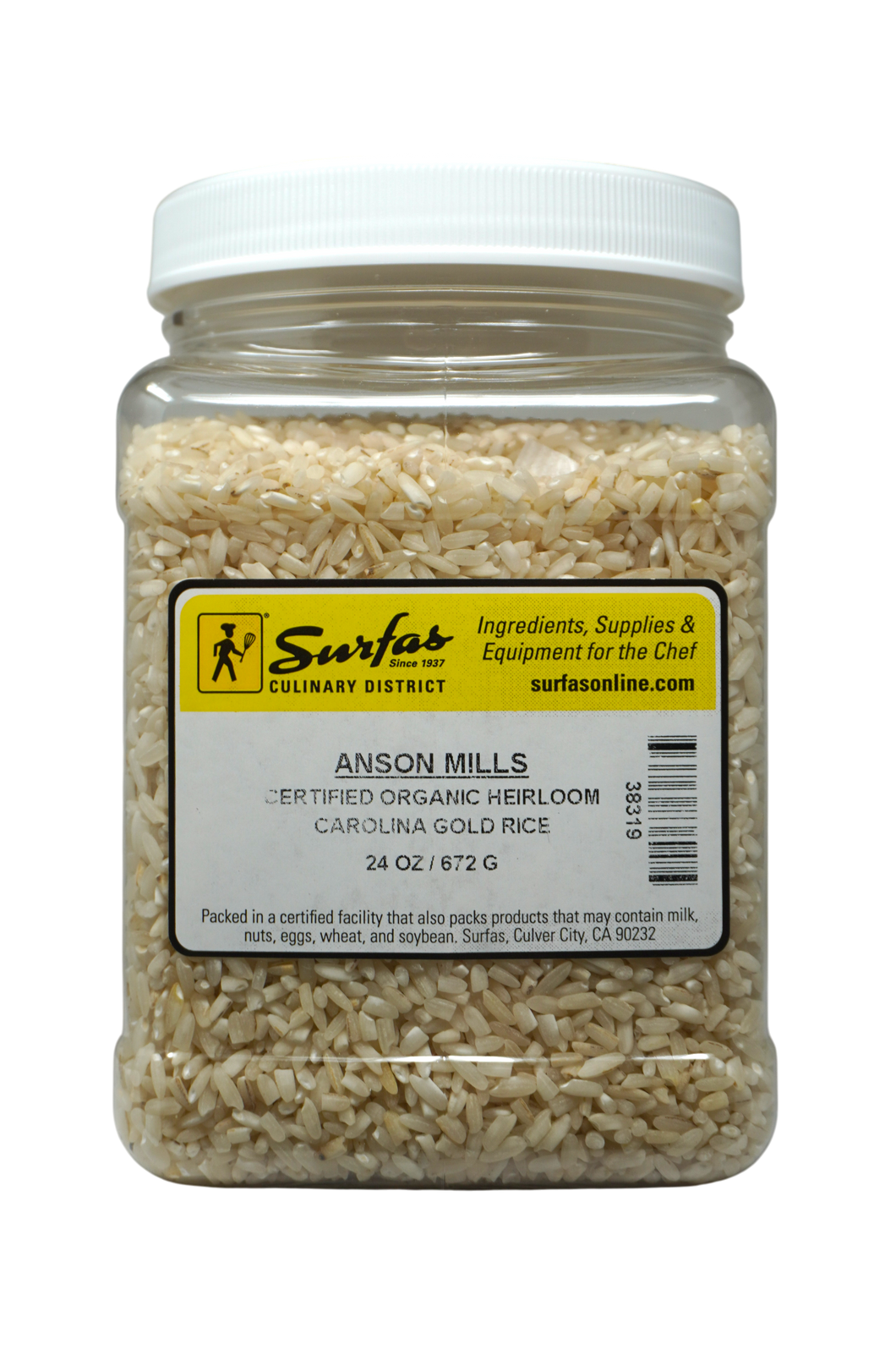 Anson Mills Heirloom Carolina Gold Rice 1.5lb – Surfas Online