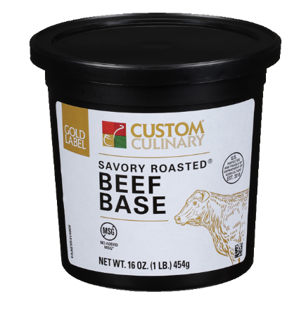 Custom Culinary Gold Label Roasted Beef Base 1lb – Surfas Online