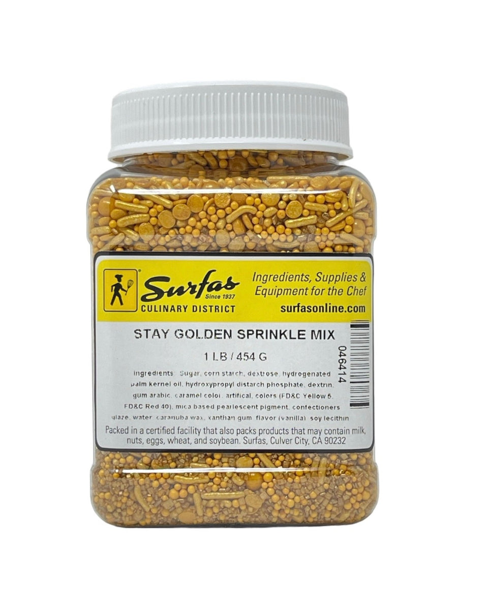 Stay Golden Sprinkle Mix Decorettes – Surfas Online