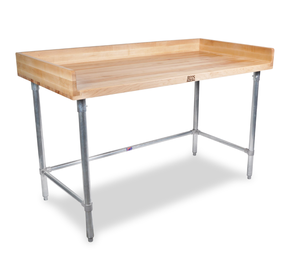 John Boose Bakers Top Table 30x72 Open Base – Surfas Online